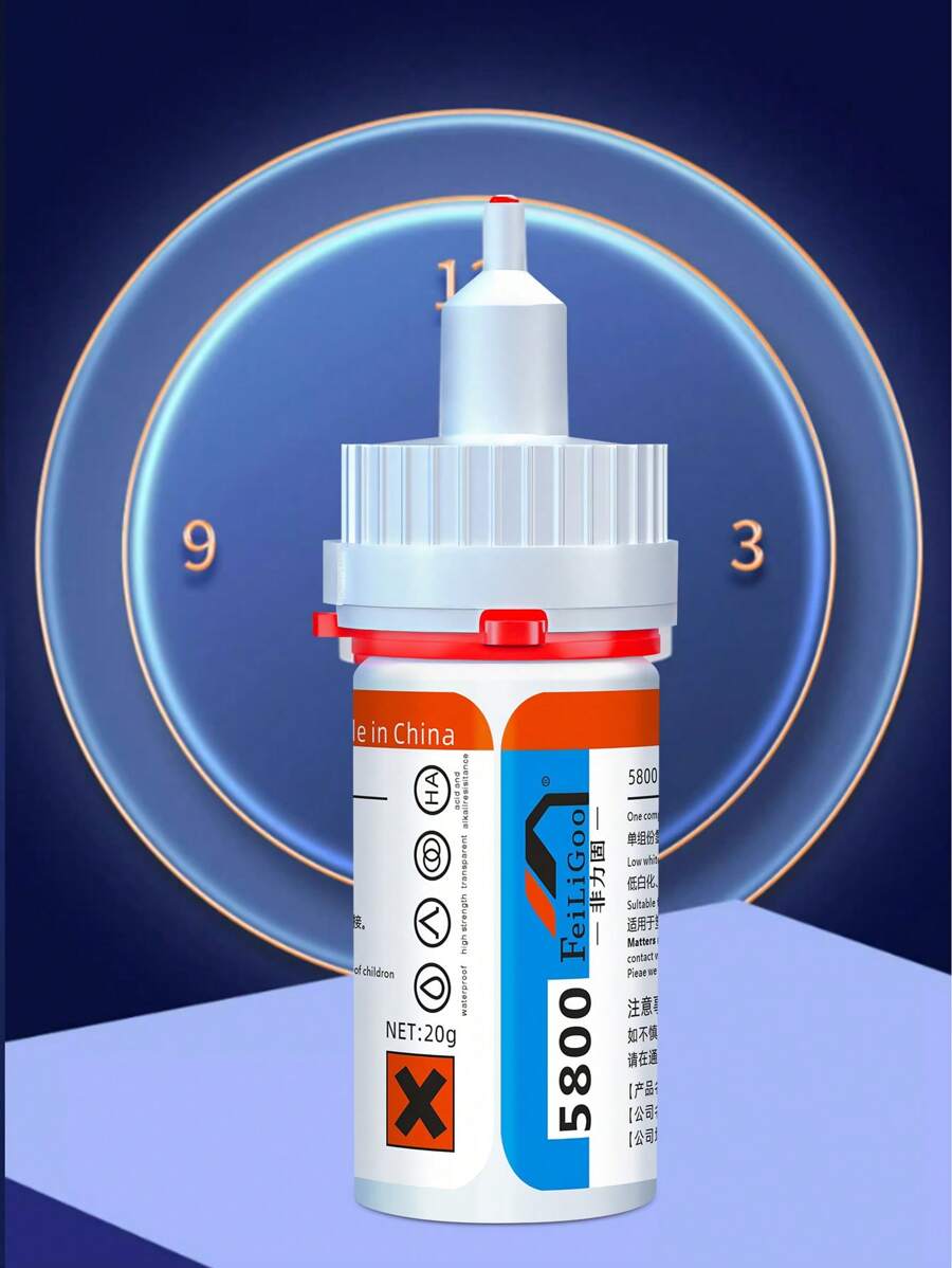 Adesivo Super Cola Multiuso de Alta Resistência, Adequado para Plástico ...