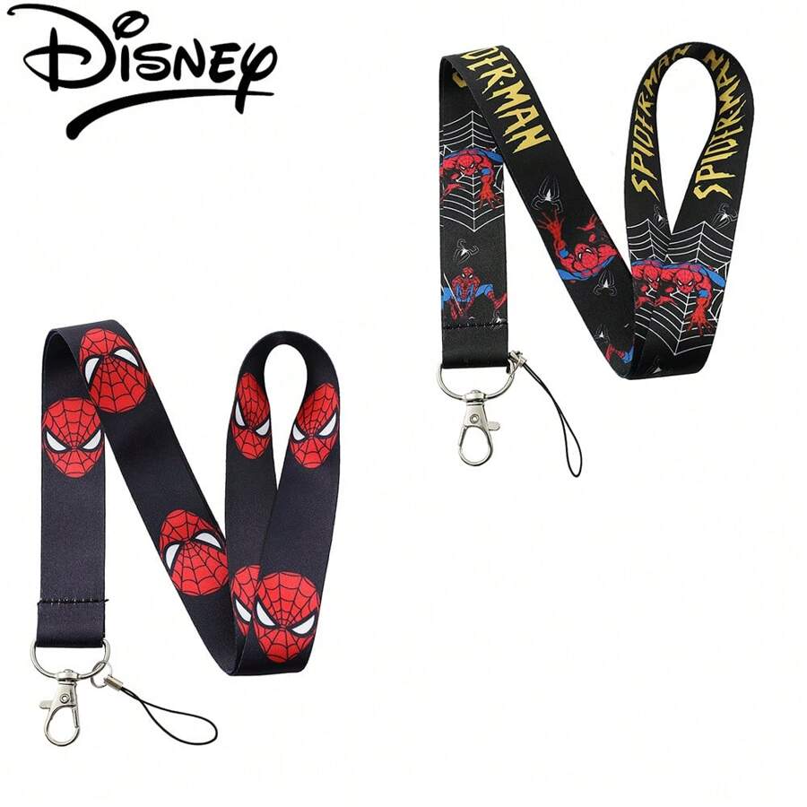 Anime Spider- Man Lanyard Peter Parker Phone Rope For Key USB ID Card ...