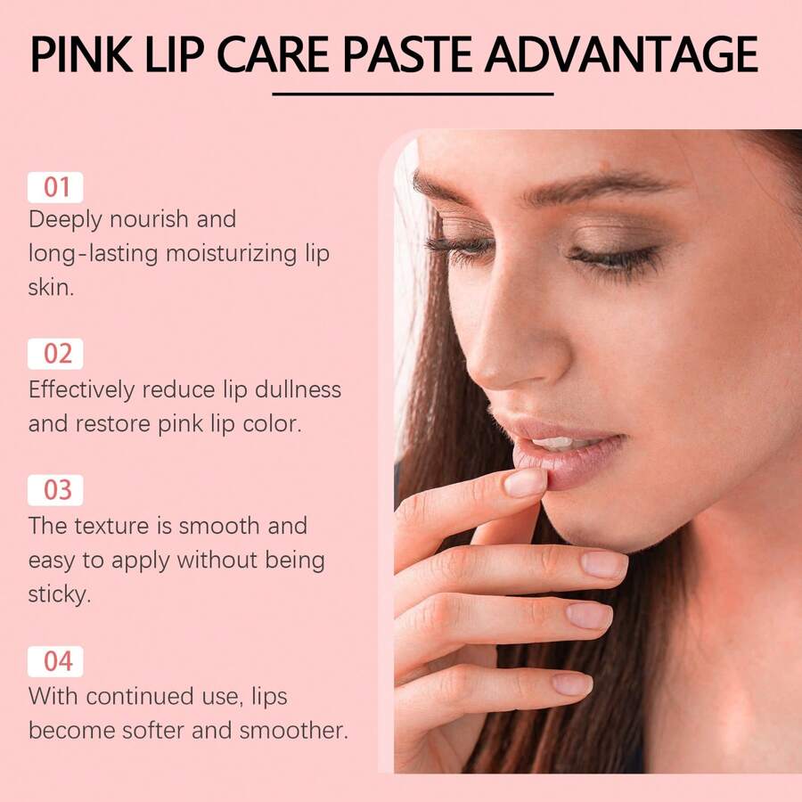 10g Lip Balm For Smoothing Lip Lines, Exfoliating Dry Skin, Protecting ...