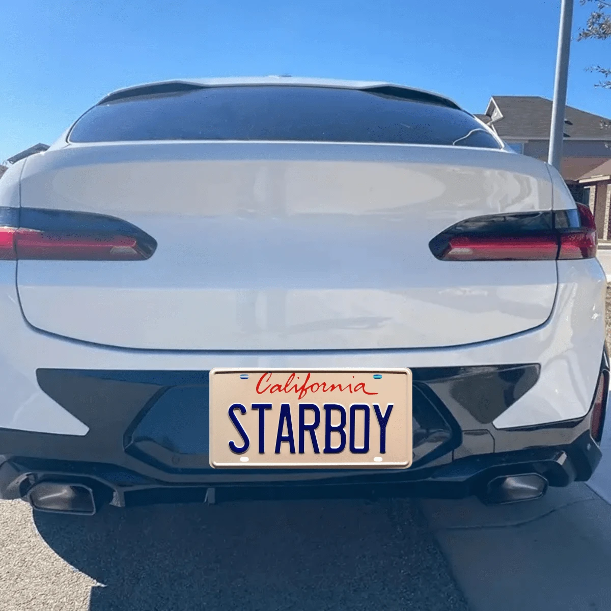 1pc The Weekend Ft Daft Punk | Starboy Metal Stamped License Plate ...