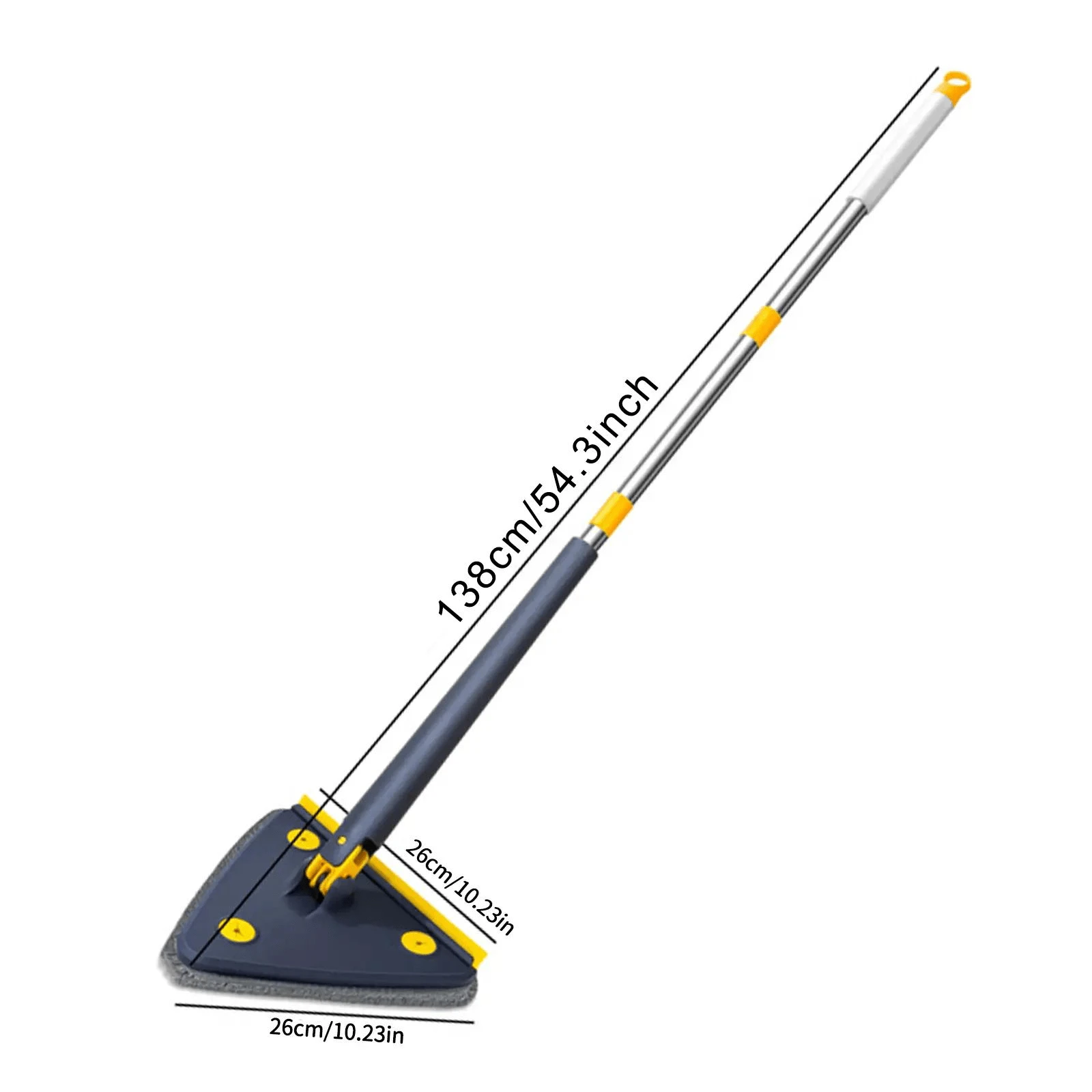 Mop triangular sem as mãos com imitação de torcedura manual, com faixa ...