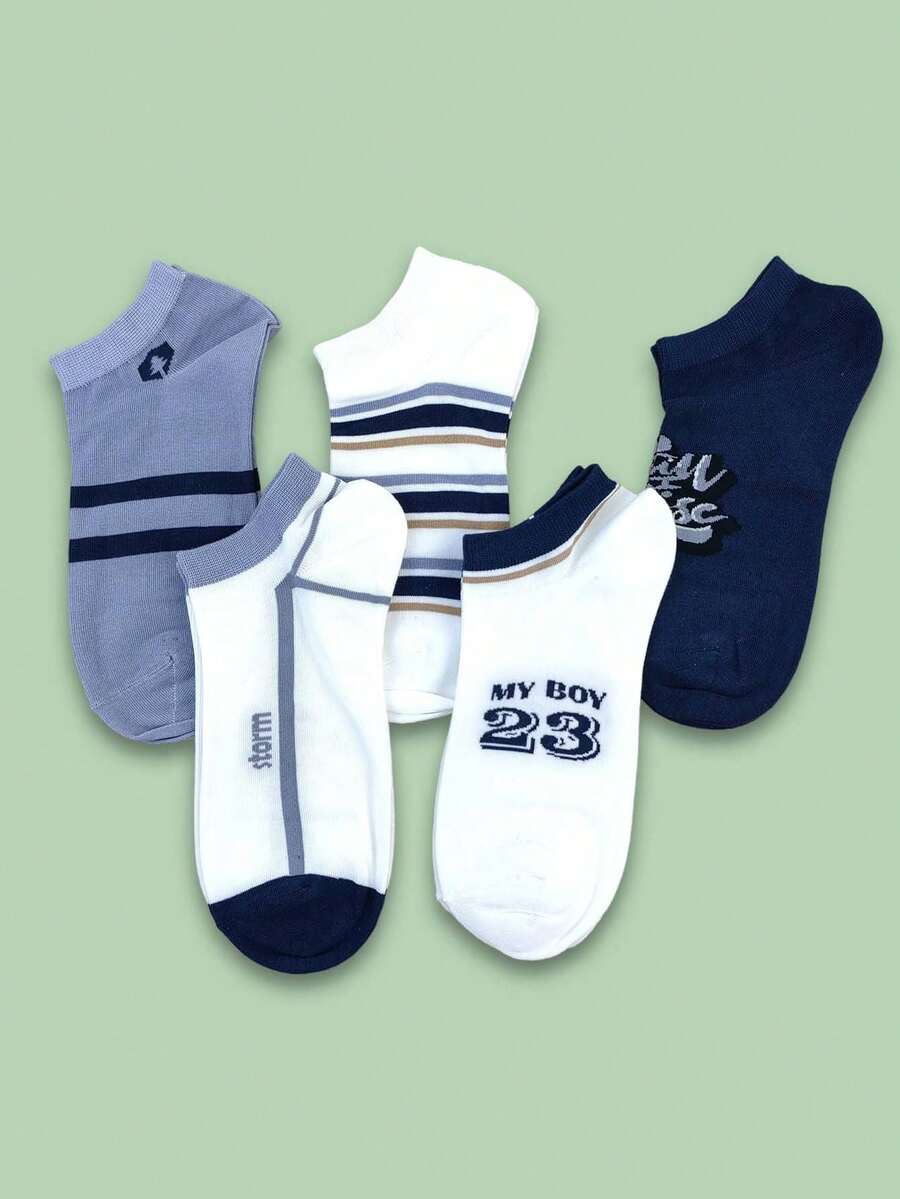 Kit 5 Men's Socket Sockets, My Boy - Allmini | SHEIN USA