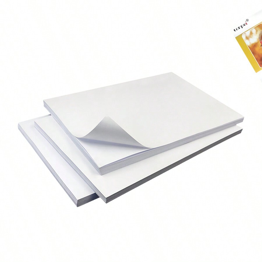 Tonpei A5 A6 135g 150g 50 folhas Papel fotográfico brilhante autoadesivo para fotos Imagem de ...