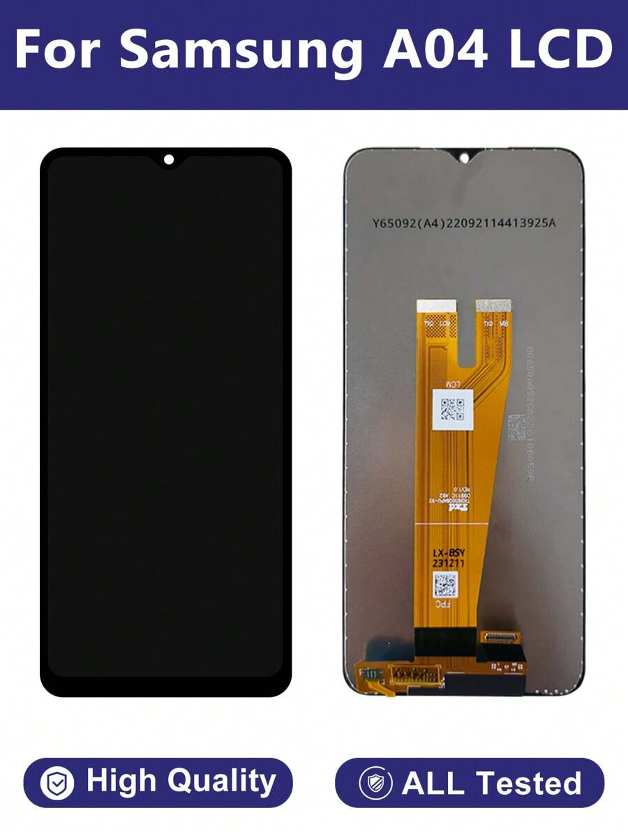 Pantalla LCD compatible con Samsung A04, piezas de repuesto para digitalizador de pantalla ...
