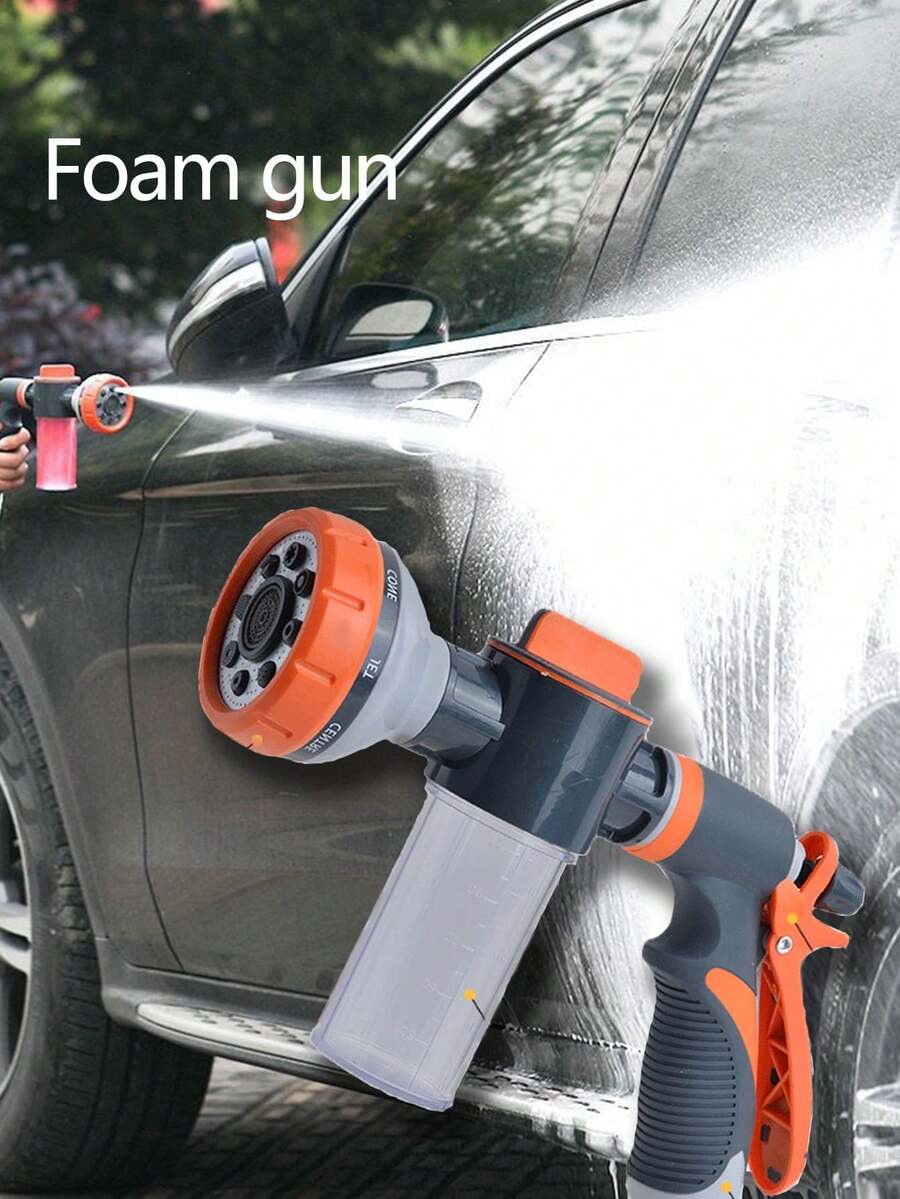 1pc New 8-Function Foam Water Gun, Universal Foam Water Gun Car Wash ...