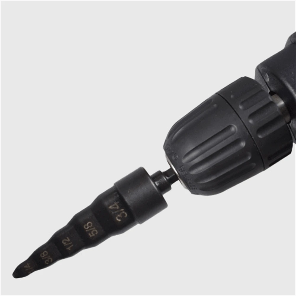 1PC 5-In-1 Pipe Expander Drill Bit, Portable Pipe Expander Bell Mouth ...