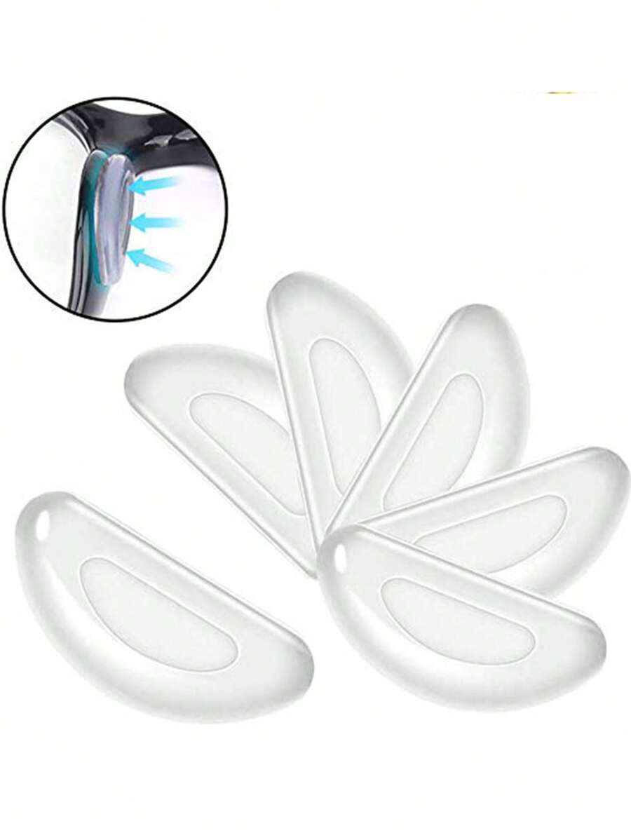 4pcs New Design Acetate Eyewear Silicone Nose Pads, Nose Bridge Shims ...