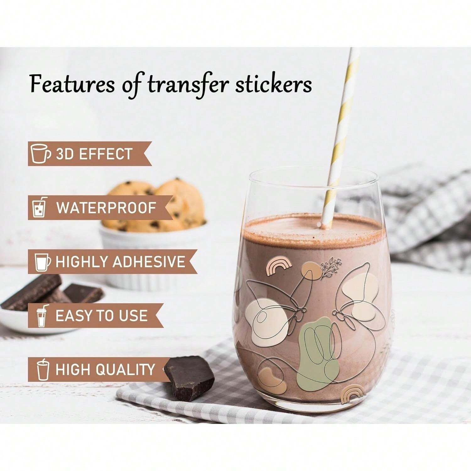 UV DTF Cup Wrap - 12 Sheets Boho Mama UV DTF Cup Wraps For 16 Oz ...