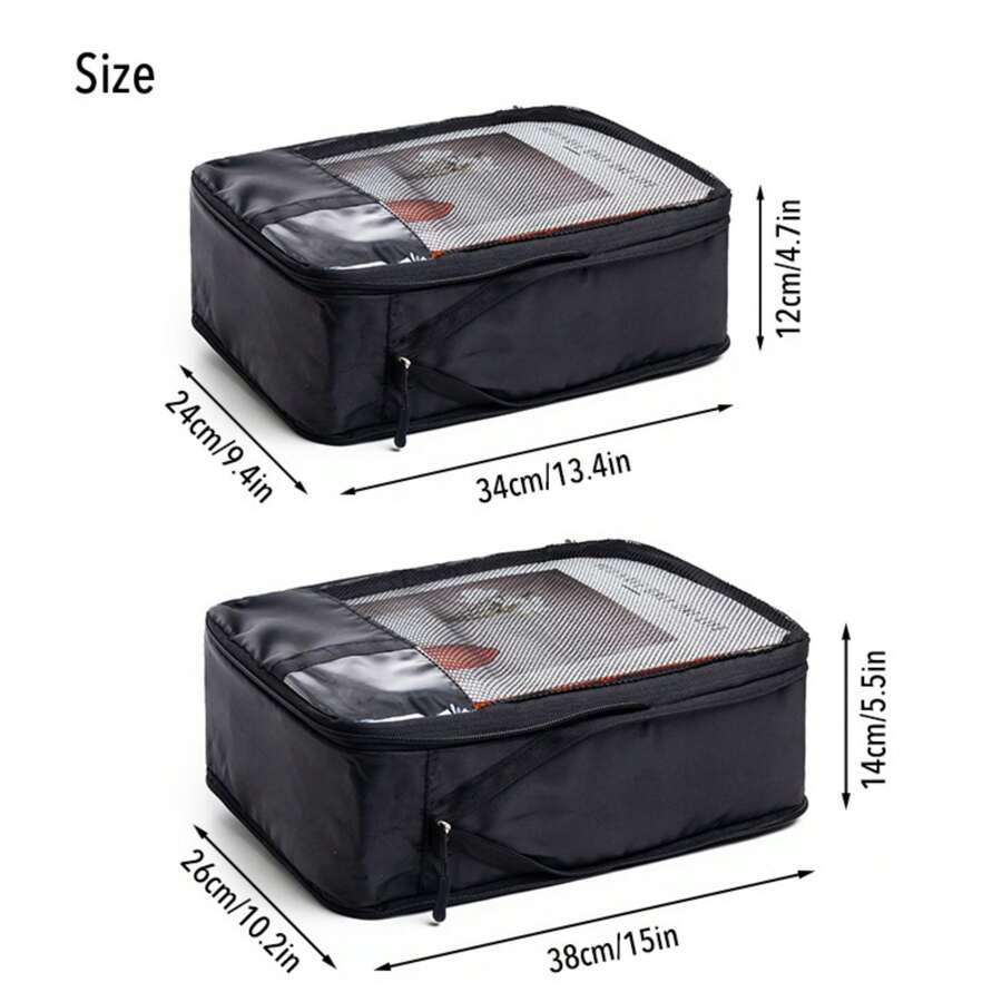 Luggage Compression Packing Cubes, Travel Organizer Bags, Expandable ...