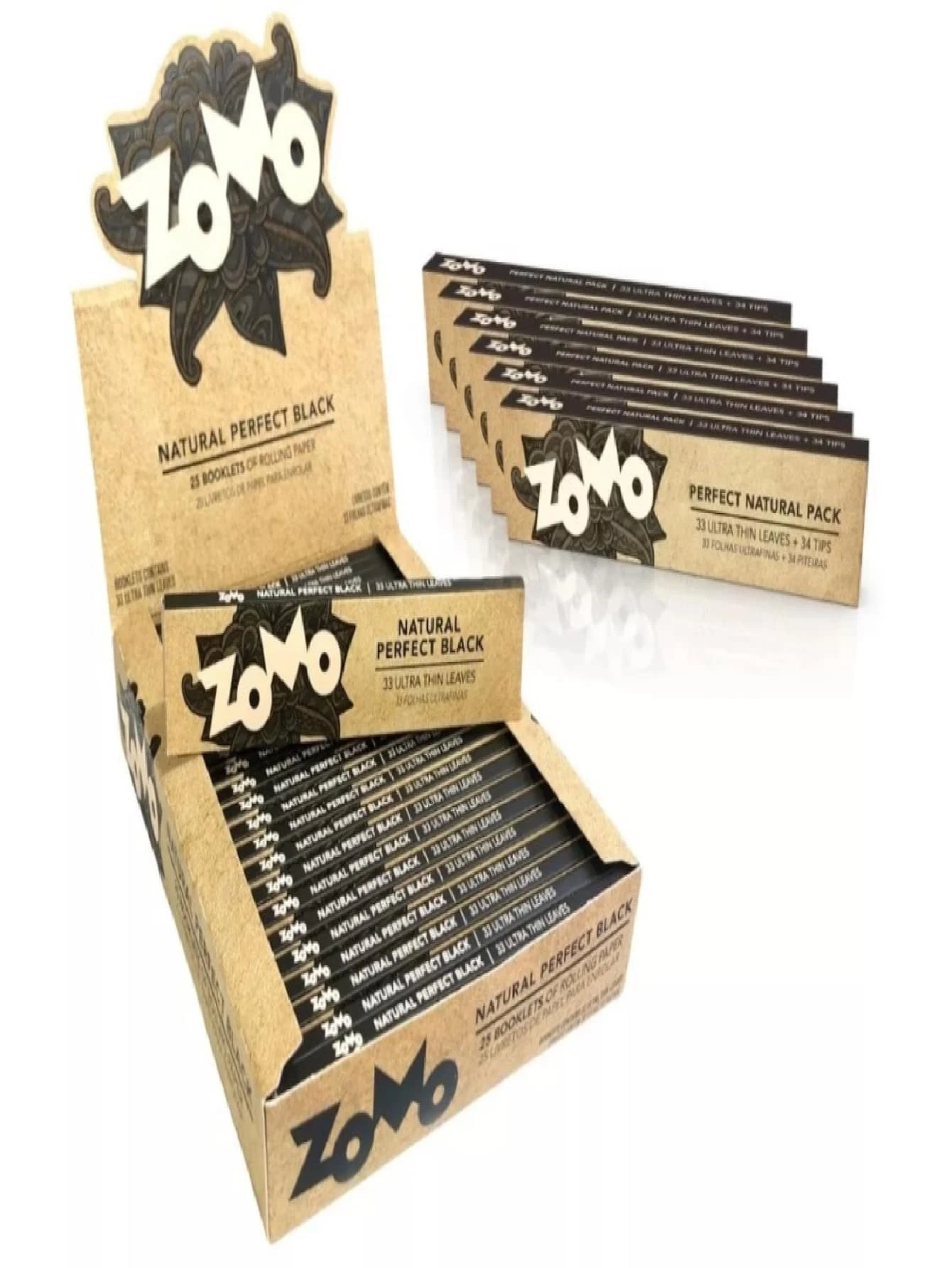 Seda Zomo Natural Perfect King Size Caixa Sedas 25 Livretos | SHEIN Brasil