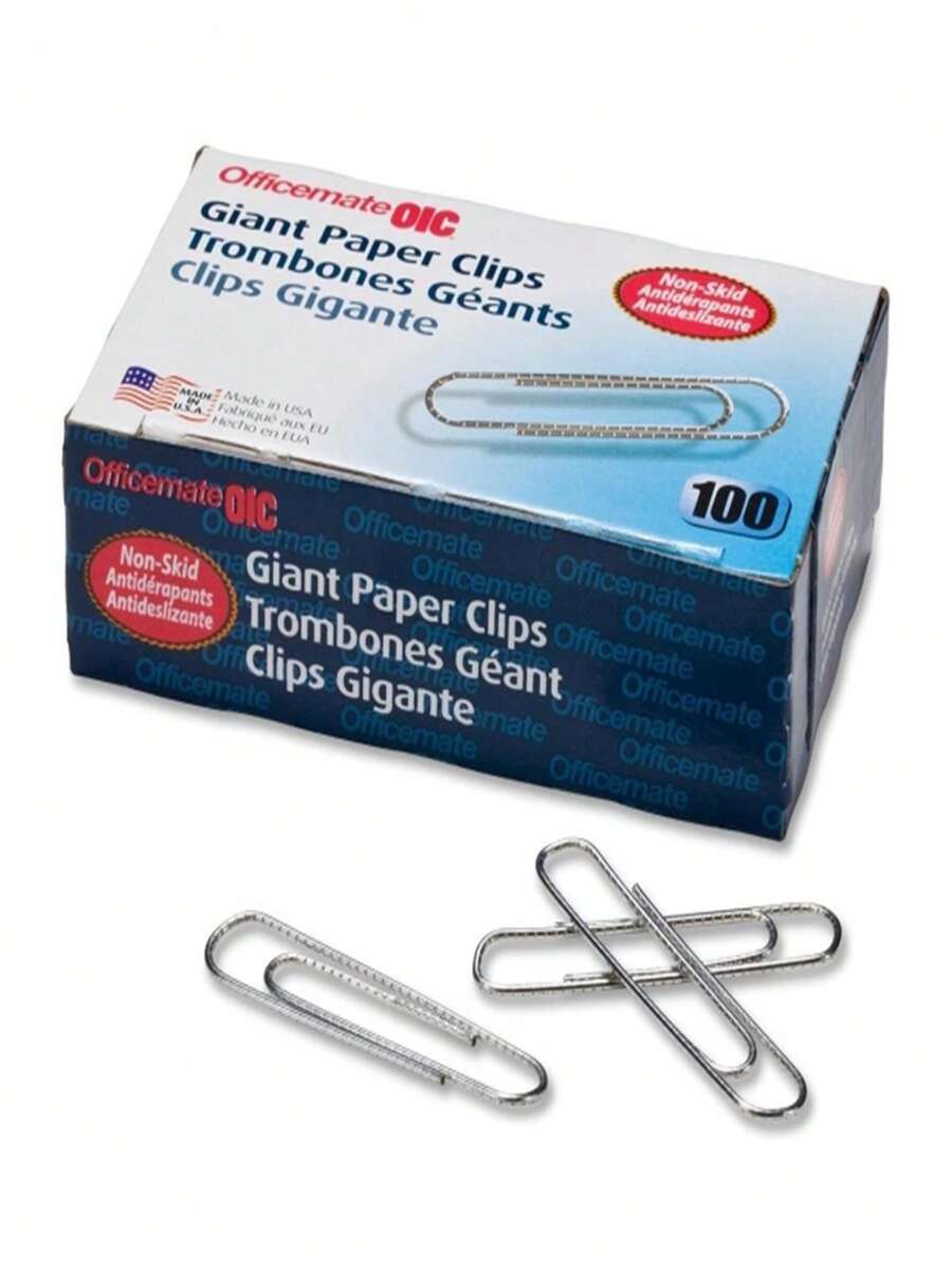 Unbeatablesale Officemate OIC99915 Giant Non-Skid Steel Paper Clips ...