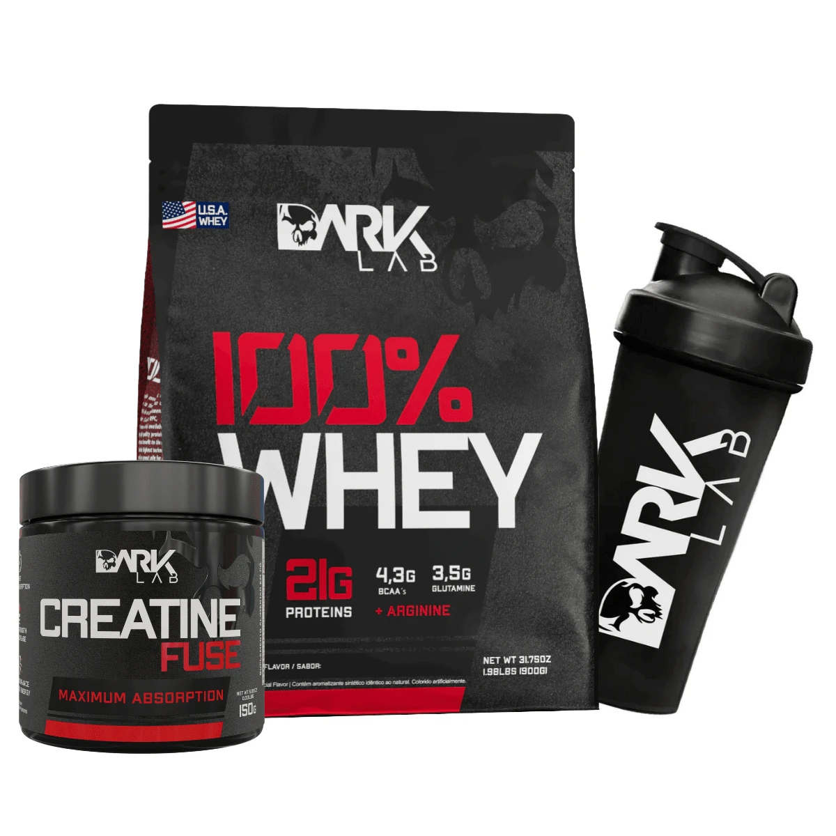 100% Whey Protein Concentrate Refill Kit 900g + Creatine Monohydrate ...