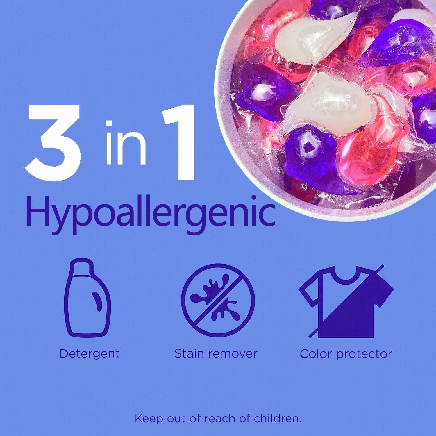 Laundry Pods 27PACS, Ultra Concentrated Laundry Detergent Pacs, Compatible Laundry Detergent ...