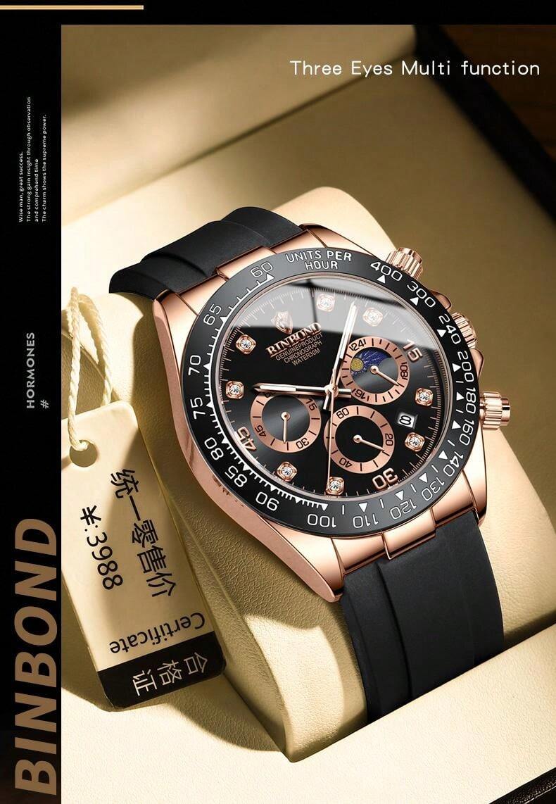 Relojes de pulsera de lujo deportivos militares, cronógrafo ...