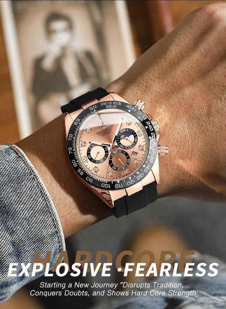 Relojes de pulsera de lujo deportivos militares, cronógrafo ...