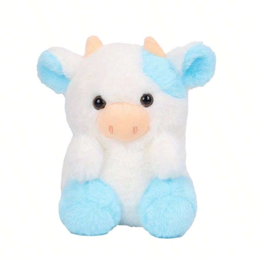7.87Inch Simulation Cow Pink Cow Plush Toy Belle Strawberry Cow Cute ...