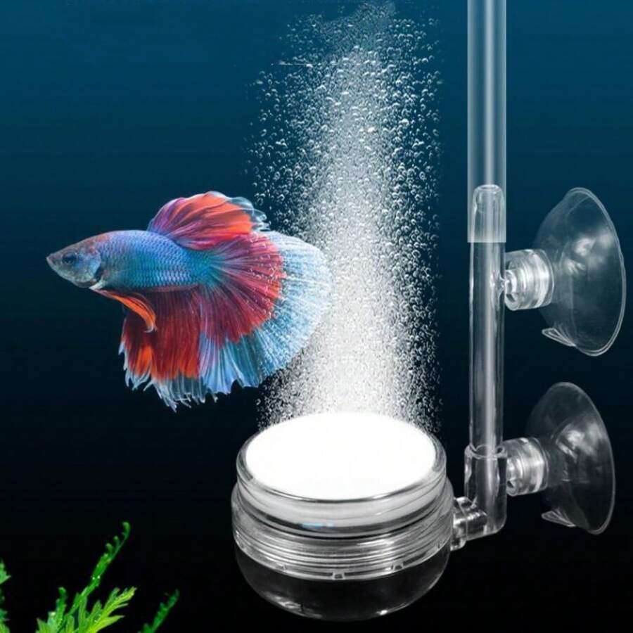 Aquarium Air Stone Fish Tank Nano Bubble Stone Kit With Control Valve ...