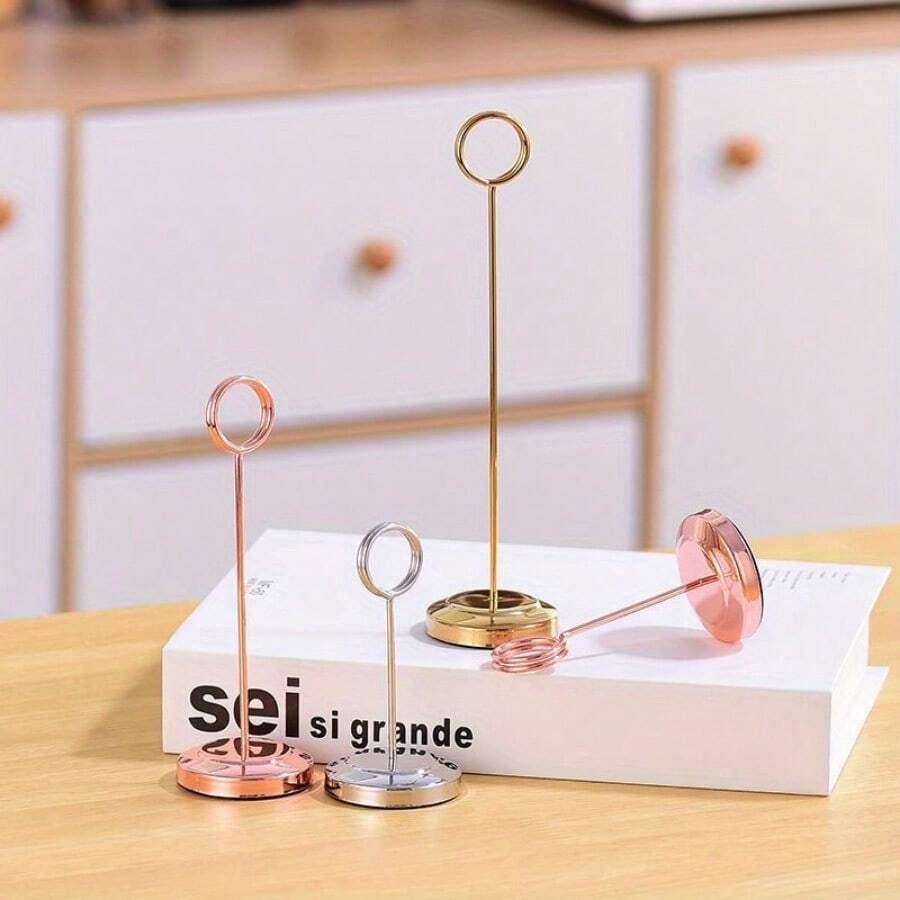 Stainless Steel Restaurant Menu Holders, Card Stands, Table Placards ...