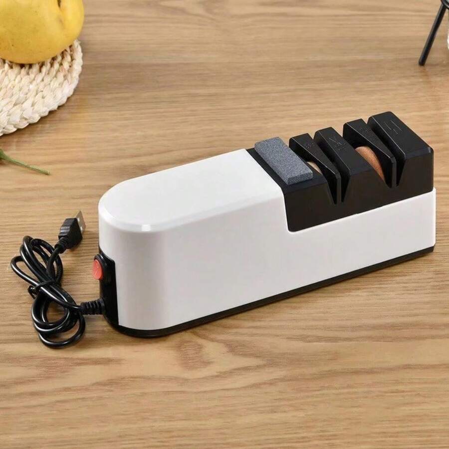 Electric Knife Sharpener, 5 In 1 Knife Sharpening System, Professional ...