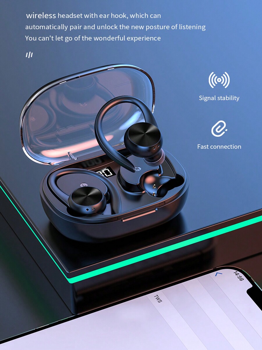 WoSD Fones de Ouvido TWS Fones de Ouvido Sem Fio Fones de Ouvido ...