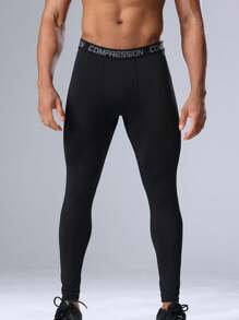 Men's Sport Compression Pants For Running, Fitness, Basketball Training ...