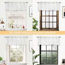 Kitchen Valances For Windows Half Wondow Short Curtains For Living Room ...