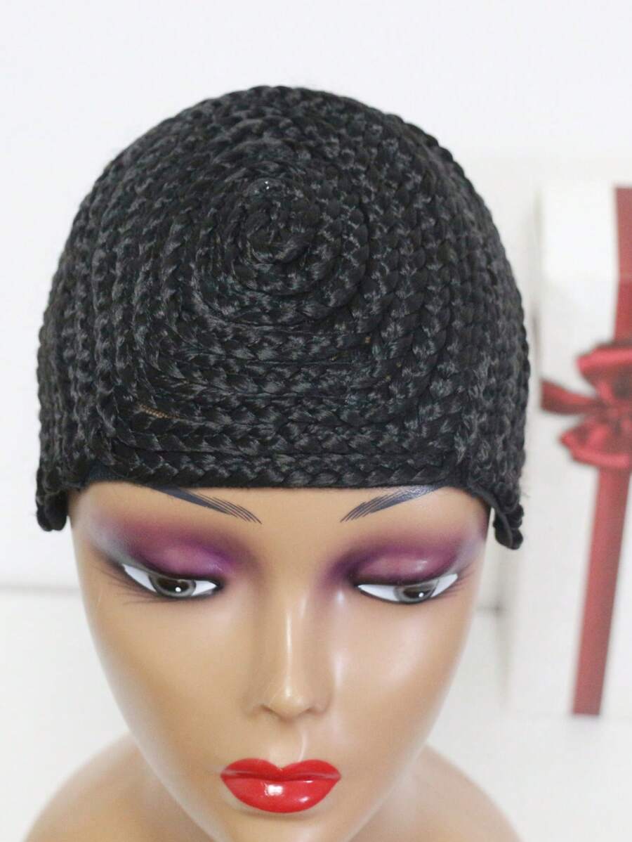Cornrow Wig Cap For Crochet Hair - Synthetic Braids Breathable Cornrow ...