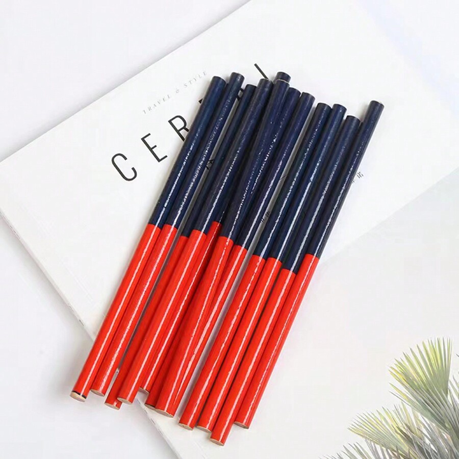Red And Blue Two-Color Pencil Medical Special Pencil Plotting Drawing ...