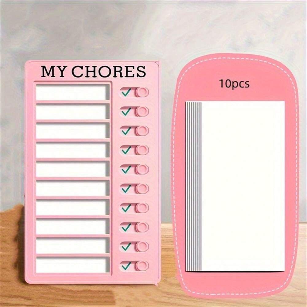 Pink Student Self-Discipline Tracker Set, Schedule Planner | SHEIN USA
