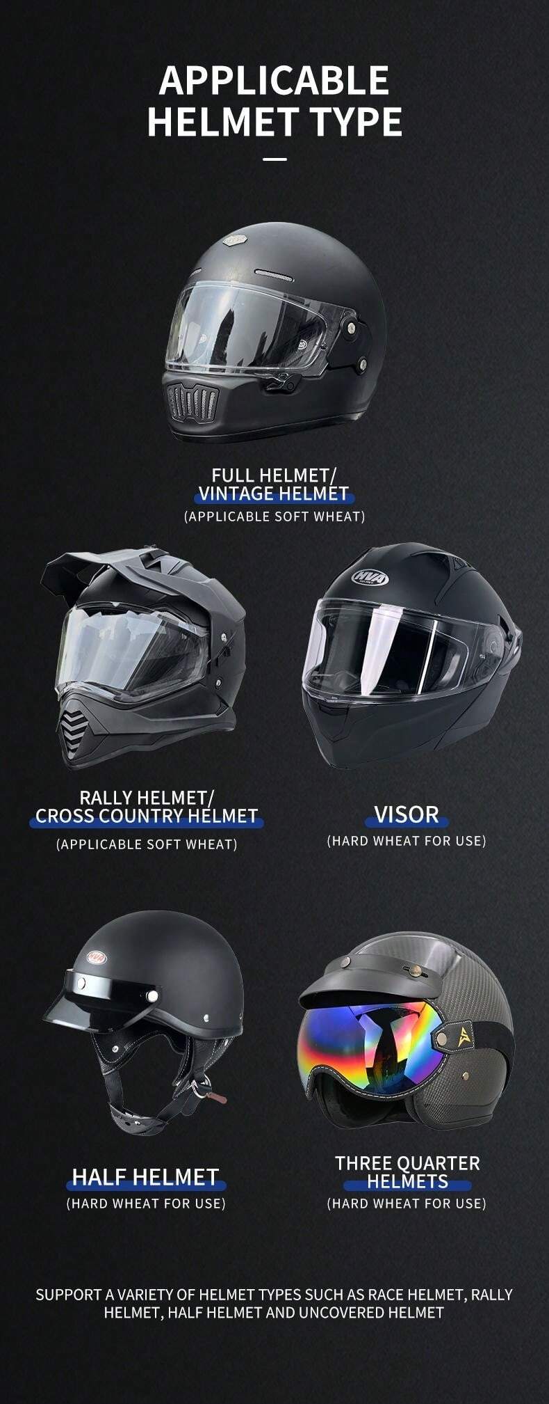 BLAISE V8S 1/2x Motorcycle Bluetooth Intercom Music Sharing 1000m 2 ...