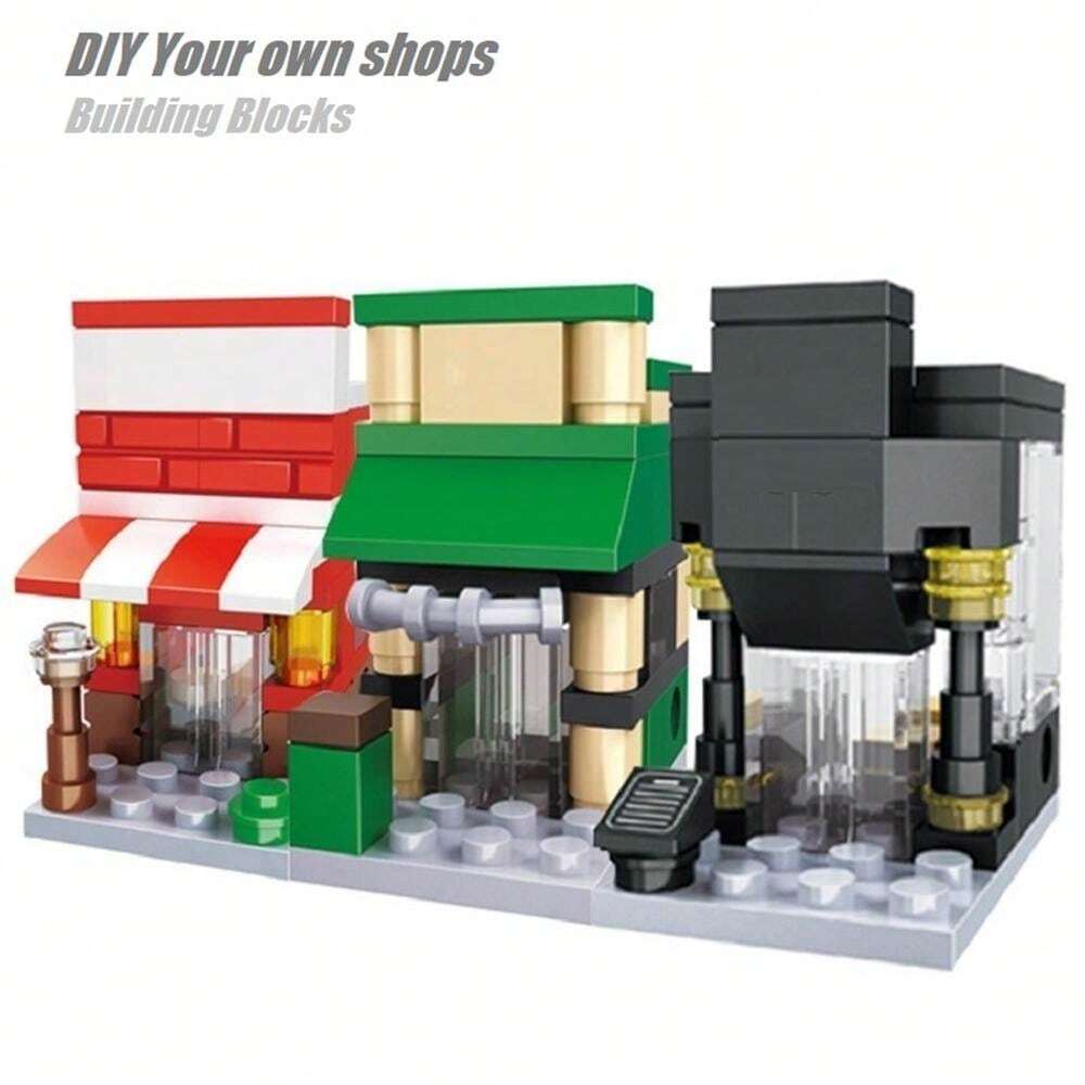 DIY City Series Street Scene Buildings Blocks Shops Stores Building ...