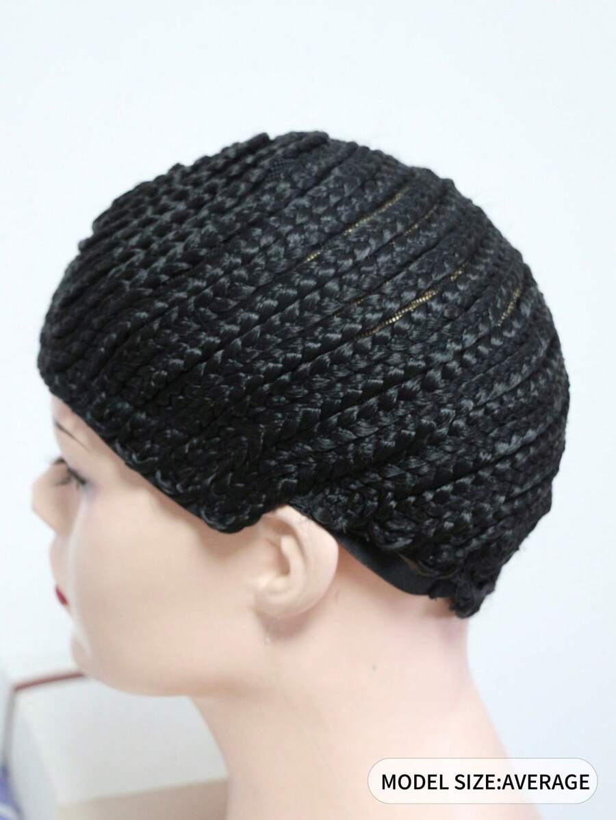 Cornrow Wig Cap For Crochet Hair - Synthetic Braids Breathable Cornrow ...