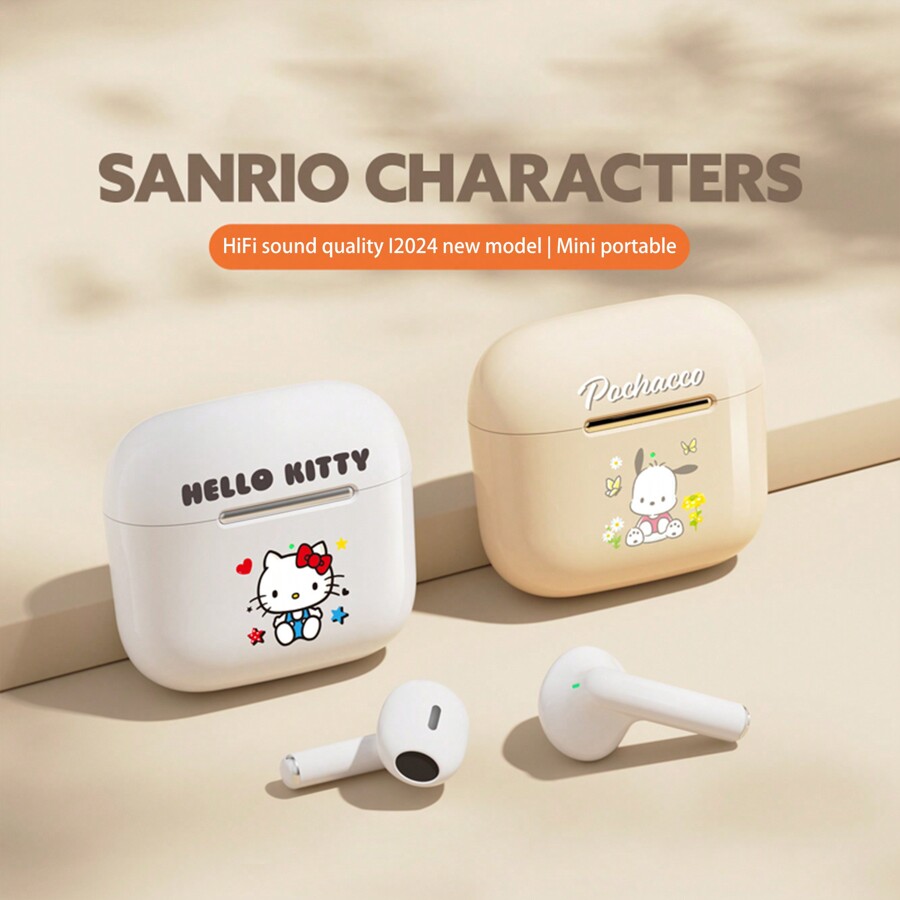 Sanrio Earbuds Hello Kitty Kuromi Wireless Earphones Bluetooth My ...