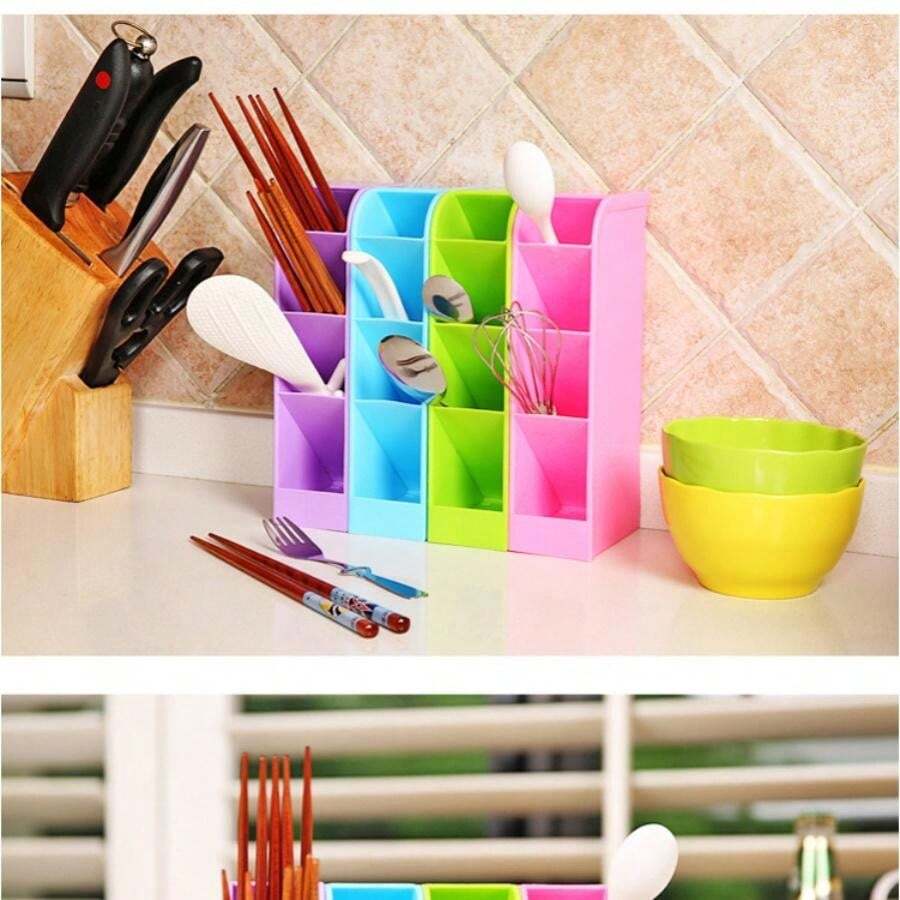 Four Compartments For Standing Office Desktop Storage Box, Drawer ...