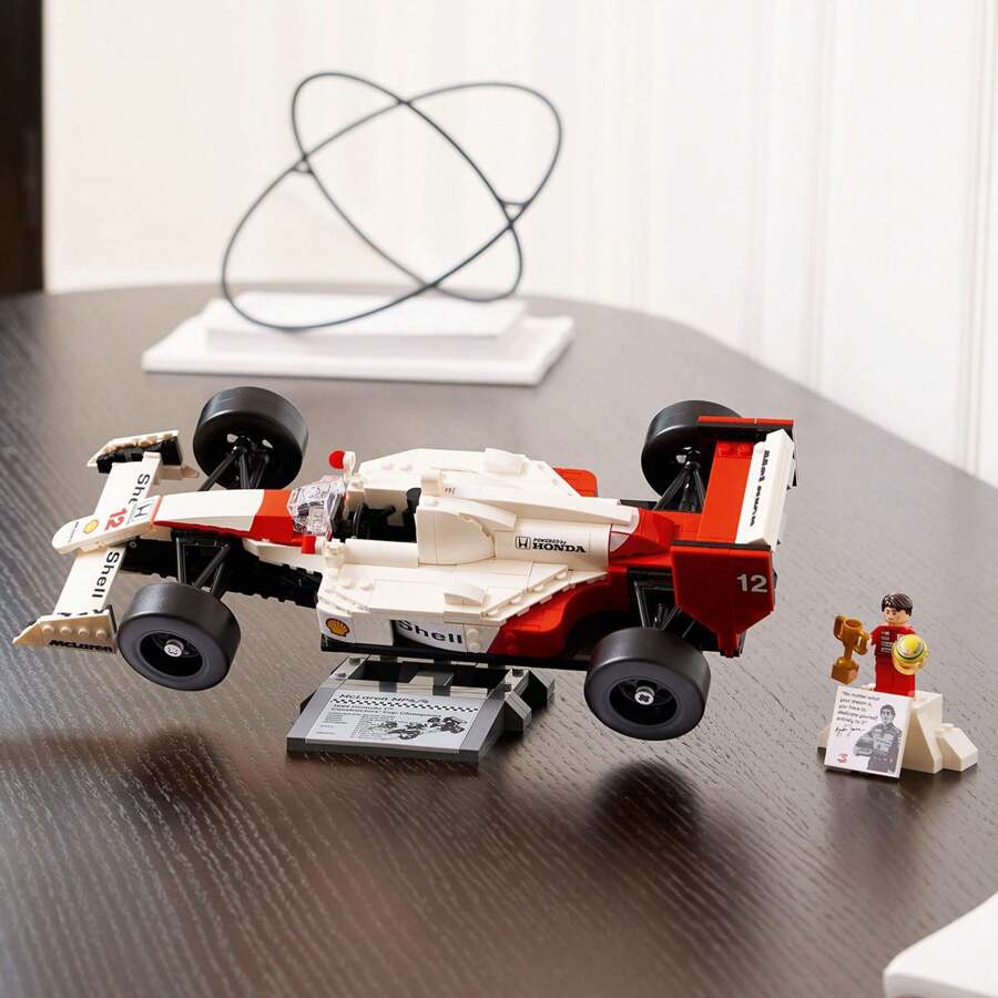 LEGO 10330 Icons McLaren MP4/4 & Ayrton Senna Minifigure Model Car Kit ...