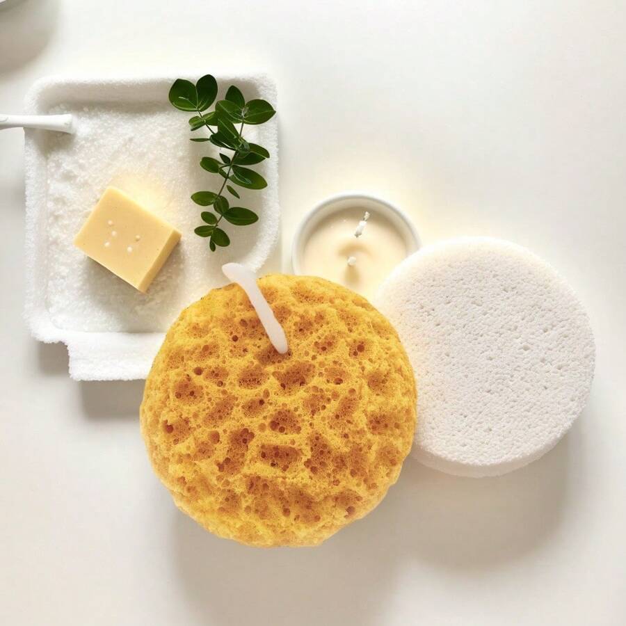 Dual Texture Body Loofah Sponge, Vacuum Sealed, For Bath And Shower ...