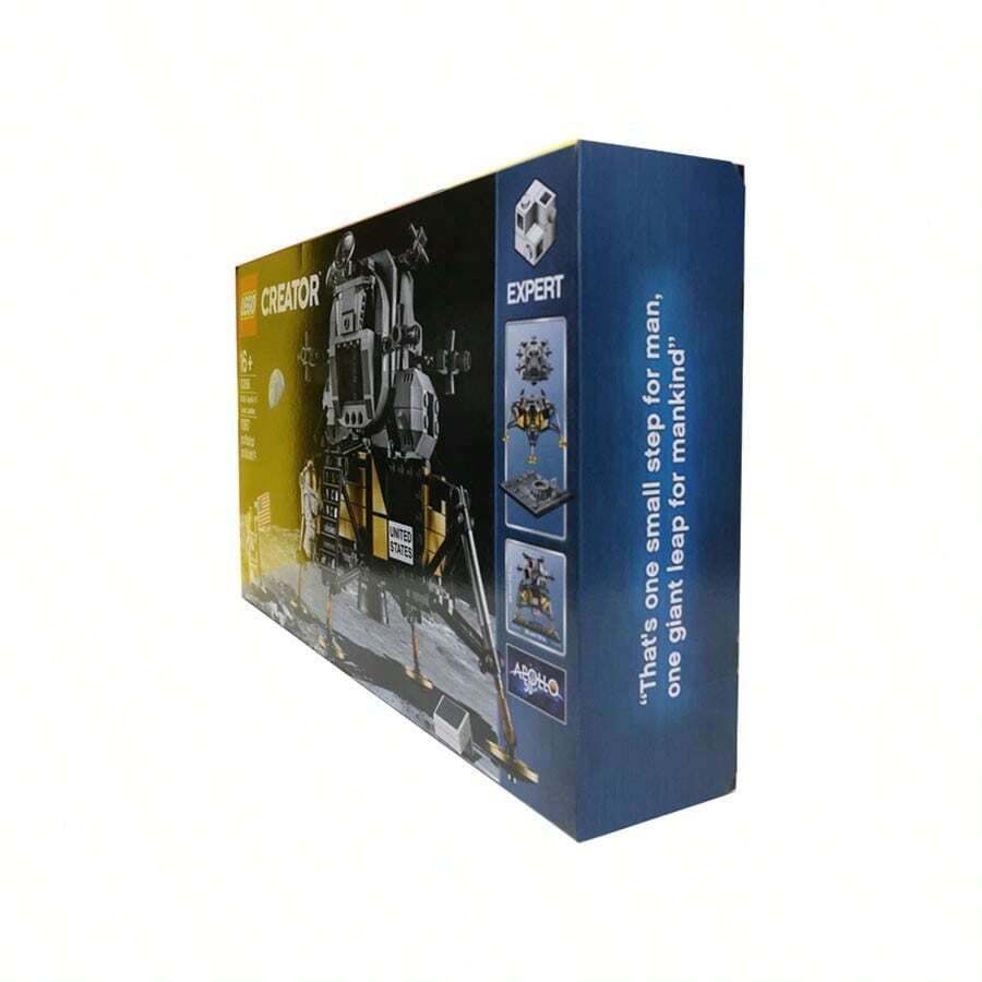 LEGO 10266 Creator Expert NASA Apollo 11 Lunar Lander Building Toy Set ...