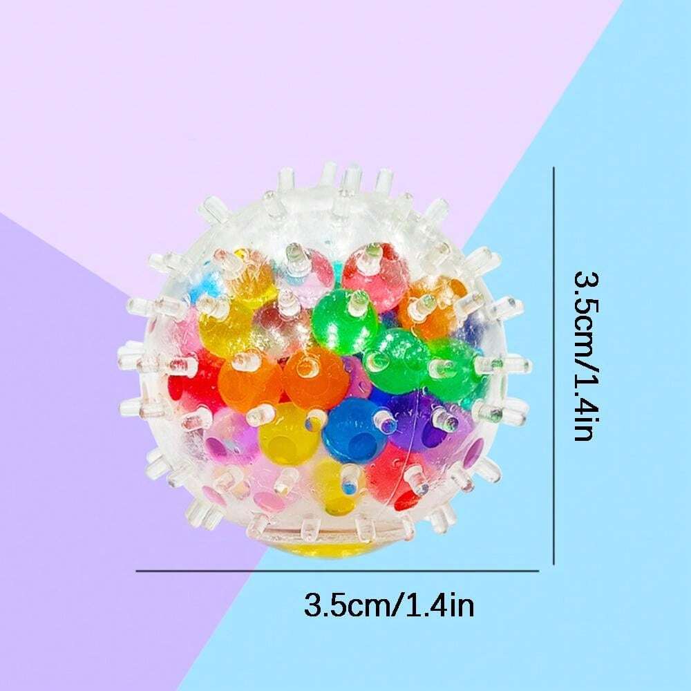 2/5/10PCS Stress Balls Spiky Squeeze Ball Fidget Toys - Pull And ...