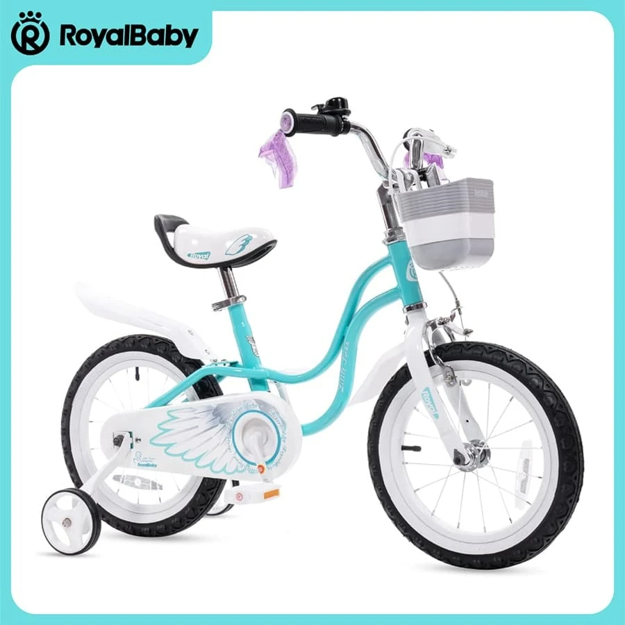 Royalbaby SWAN Girls Bike Kids Bicycle With Basket & Mudguards 16 Inch ...