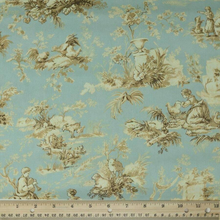 100% Cotton 45" Toile Sewing & Craft Fabric By The Yard, Spa | SHEIN USA