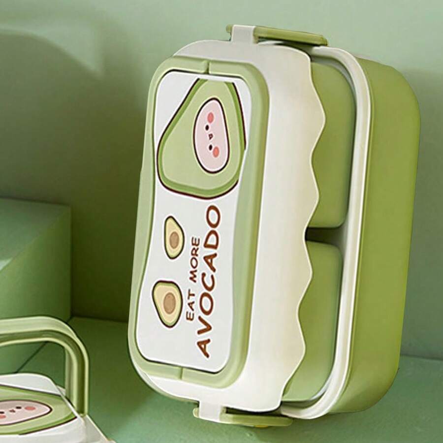 Bento Lunch Box, 2.5L-Cute Cartoon Bento Box Microwaveable Lunch Box ...