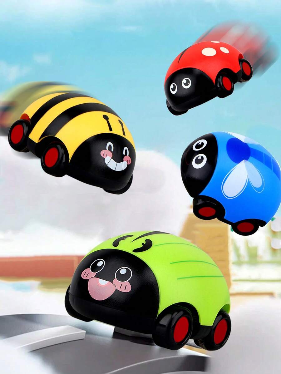 Reversible Cute Insect Car Inertial Toy Car That Can Move Forward And Backward Scratch