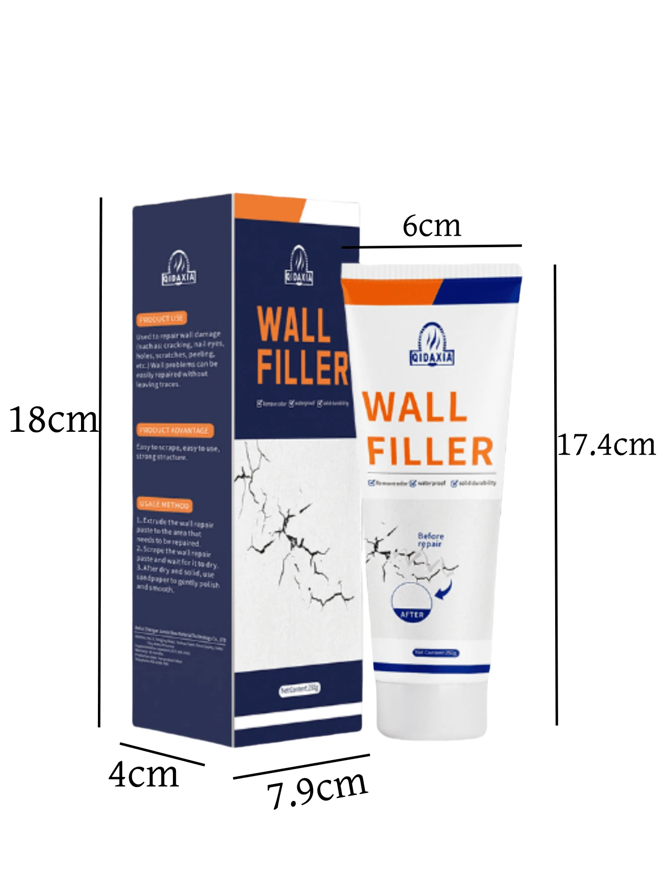 2 piezas Kit de masilla de relleno antifúngica y anticuarteamiento de ...