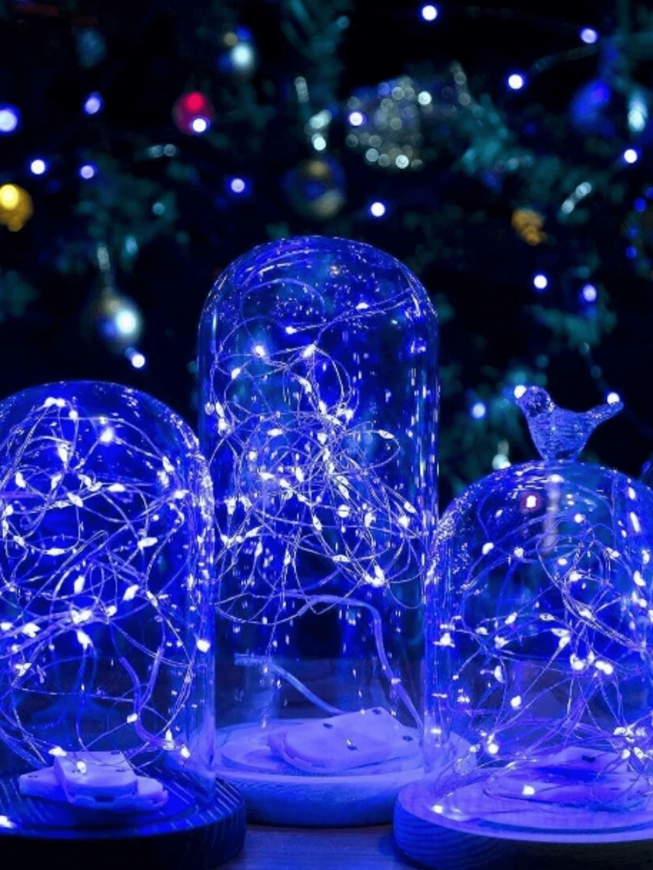 1pc 10/20/30/50/100 LED 1/2/3/5/10 M Plastic Lighting String, Plastic ...