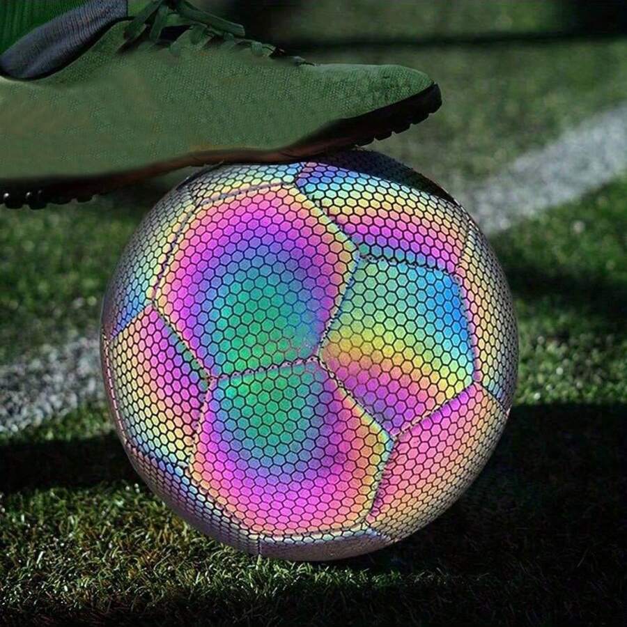 1pc Reflective Football And Accessories Pump Reflective Soccer Balls ...