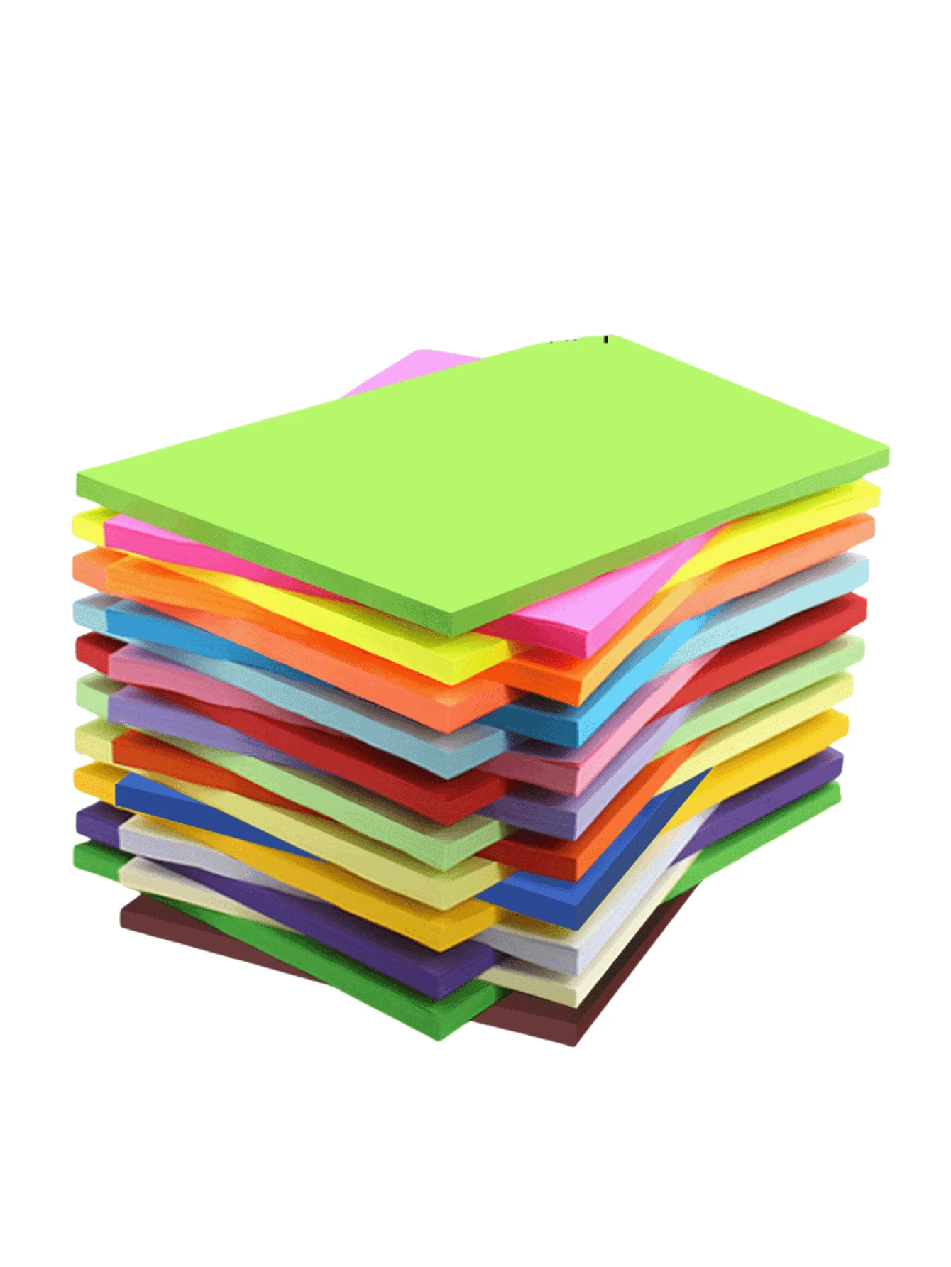 20 hojas/paquete Papel de colores A4 de 20 colores de 230 g/m² Papel ...