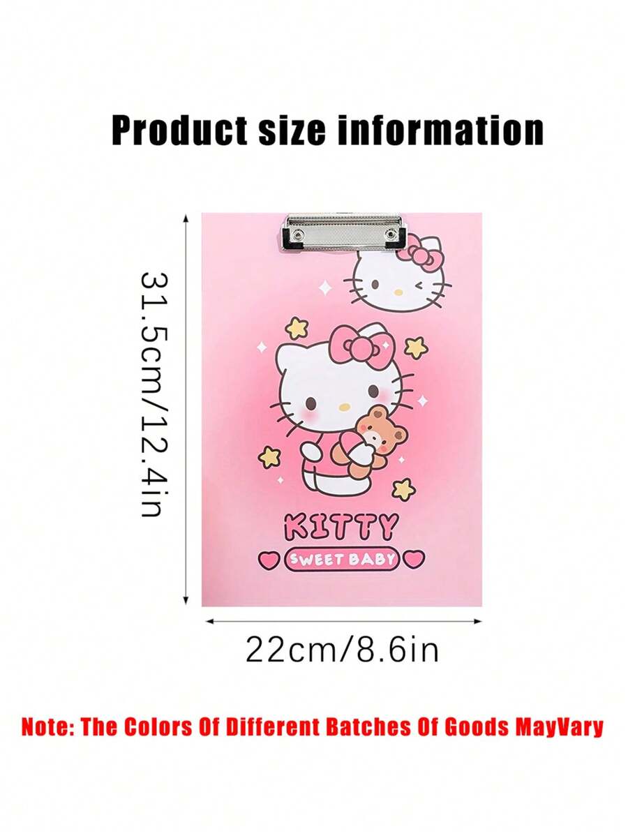 1Pc Sanrio A4 Cartoon Hello Kitty Kuromi Cinnamoroll My Melody Pochacco ...