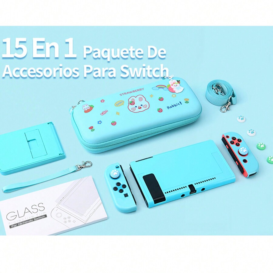 15 In 1 Switch Accessories Kit, Adjustable Stand, Including Switch ...