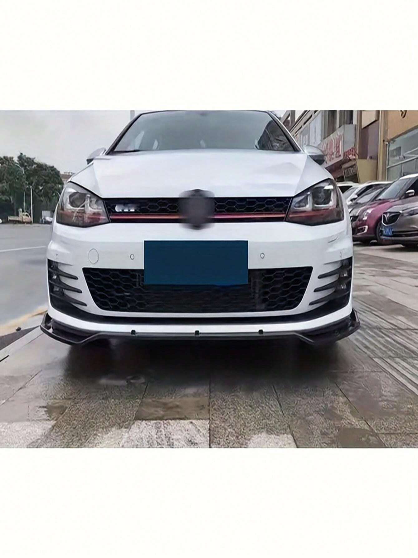 1set Car Front Spoiler Bumper Splitter Fit For Golf 7 7.5 MK7 MK7.5 GTI ...