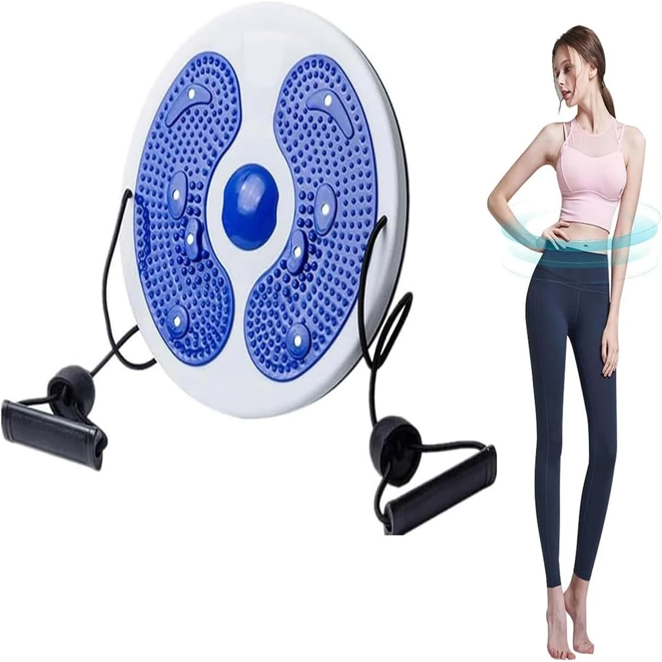 Ab Twister Board For Exercise Waist Twisting Disc With 8 Magnets ...
